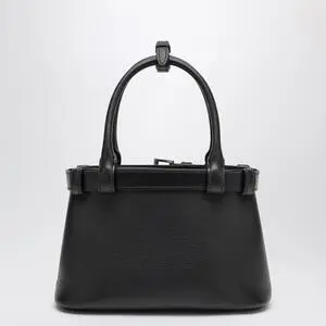 Prada Small Leather Handbag With Belt Detail - Black