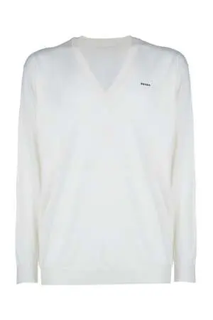 Prada V-neck Long Sleeve Knitwear - Multicolor