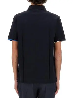BOSS Cotton Polo - Blue