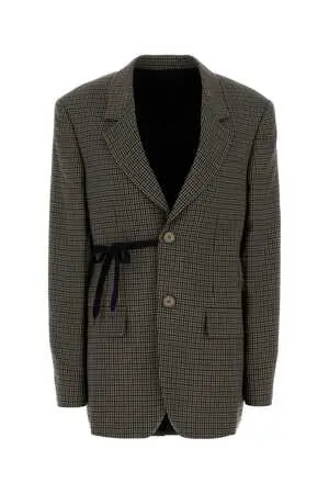 Balenciaga Embroidered Lyocell Blazer - Multicolor