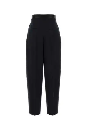 Bottega Veneta Wool Wide-leg Pant - Blue