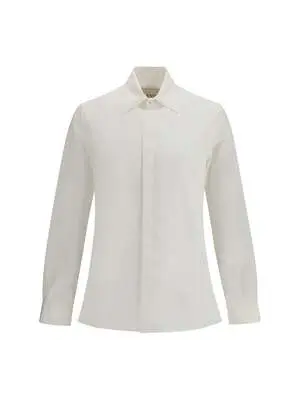 Valentino Garavani Rockstud Untitled Cotton Shirt - White