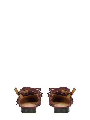 GANNI Satin Ballerina