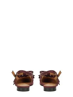 GANNI Satin Ballerina - Multicolor