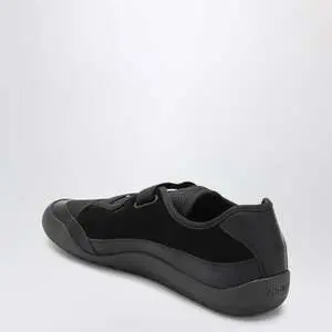 Prada Speedrock Leather And Mesh Sneakers - Black
