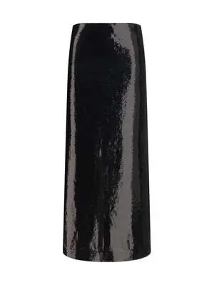 TOTEME Sequin Skirt - Black