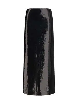 TOTEME Sequined Skirt - Black