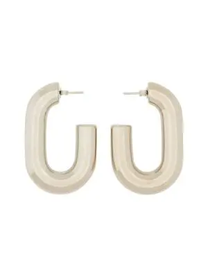Rabanne Xl Link Earrings - Silver