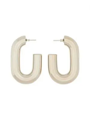 Rabanne Link Earrings - Silver