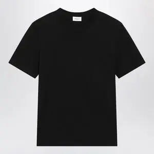 Saint Laurent Cassandre T-shirt In Cotton - Black