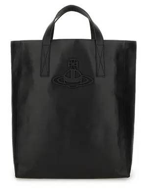 VIVIENNE WESTWOOD Medium Sarah Tote Bag - Black