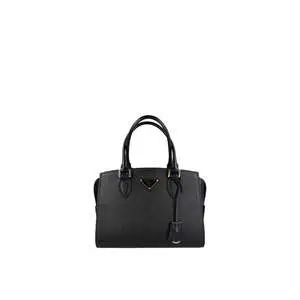 Prada Prada Saffiano Leather Hand Bag Women Black