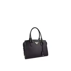 Prada Saffiano Leather Hand Bag - Black