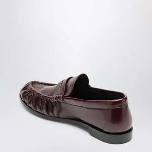Saint Laurent Calfskin Le Loafer - Red