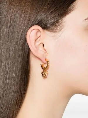 Versace La Medusa Greca Hoop Earrings