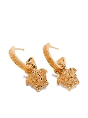 Versace La Medusa Greca Hoop Earrings
