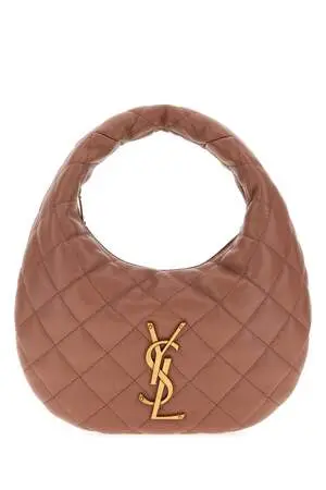 Saint Laurent Nappa Leather Shoulder Bag - Pink