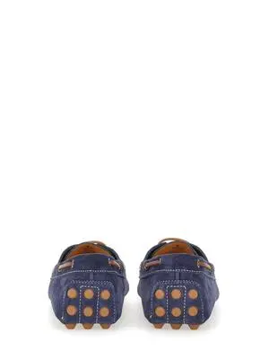 TOD'S Leather Loafer - Blue