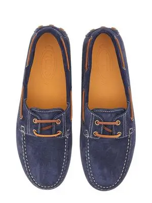 TOD'S Leather Loafer - Blue