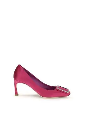 ROGER VIVIER Satin Trompette Pumps - Pink