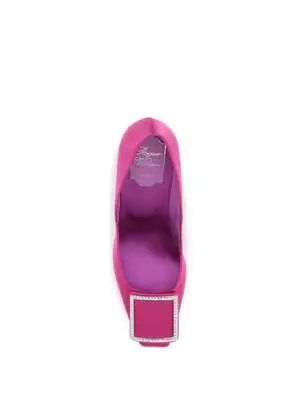 ROGER VIVIER Satin Trompette Pumps