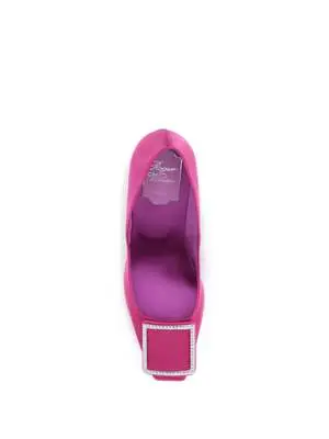 ROGER VIVIER Satin Trompette Pumps