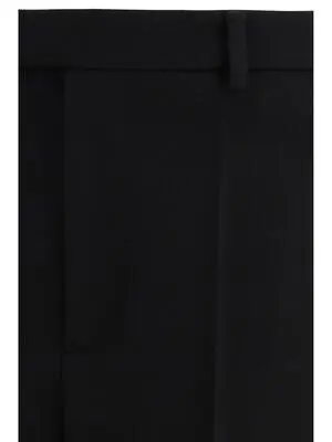 Valentino Garavani Virgin Wool Tailored Pants - Black