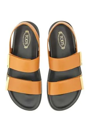 TOD'S Leather Sandal