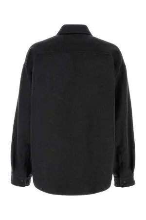 Balenciaga Charcoal Wool Blend Jacket