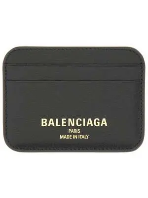 Balenciaga Cash 2.0 Card Holder - Black