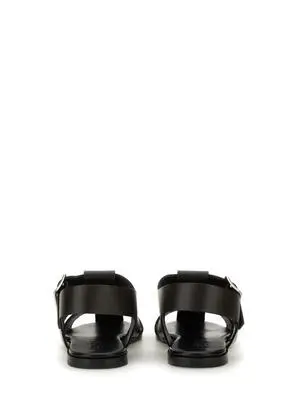 AeydĒ Leather Sandals - Brown
