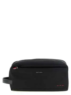 Kiton Metallic Logo Beauty - Black