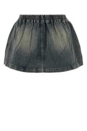 Balenciaga Denim Mini Skirt