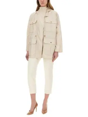 FAY Linen And Cotton Canvas Parka