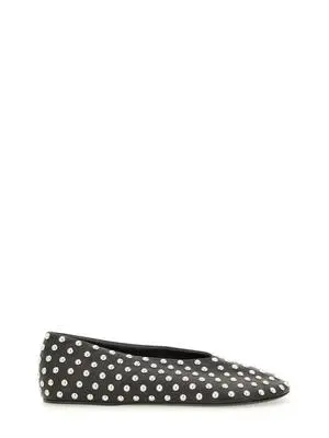 JIL SANDER Nappa Ballerina - Black