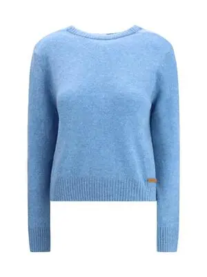 Marni Long-sleeved Crewneck Sweater - Blue