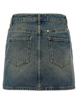 Givenchy Denim Mini Skirt - Blue