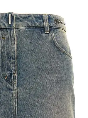 Givenchy Denim Mini Skirt - Blue