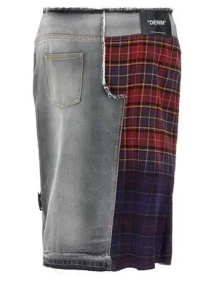 Off-White Patchwork Skirt