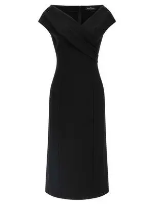 ERMANO SCERVINO Ermanno Scervino Crossover Dress - Black