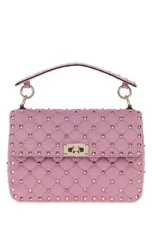 Valentino Garavani Fabric Rockstud Handbag - Pink