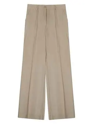 P.a.r.o.s.h Pantalone In Viscosa - Cream