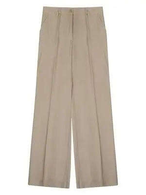 P.a.r.o.s.h Viscose Trousers - Cream