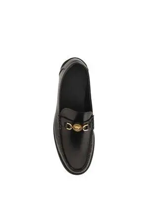 Versace Leather Loafers