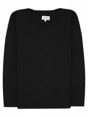 P.a.r.o.s.h Maglia In Misto Lino - Black