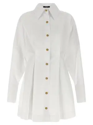 Balmain Chemisier Dress - White