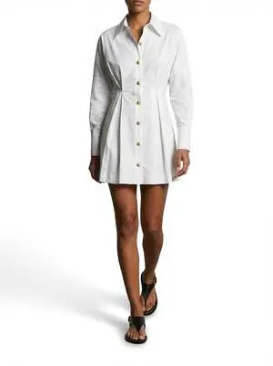 Balmain Cotton Poplin Chemisier Dress