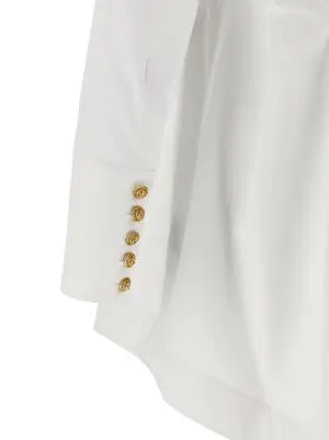 Balmain Cotton Poplin Chemisier Dress