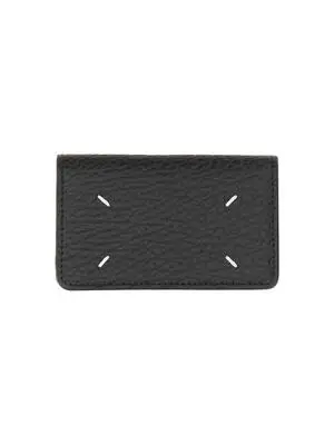 MAISON MARGIELA Portacarte In Pelle - Black