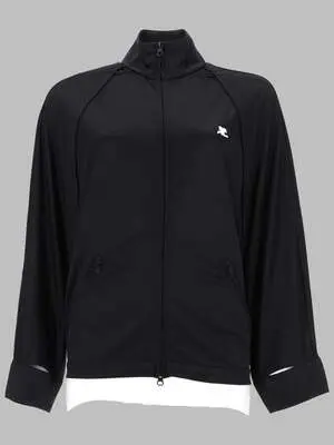 COURREGES Giacca Track Con Maniche Cut-out - Black